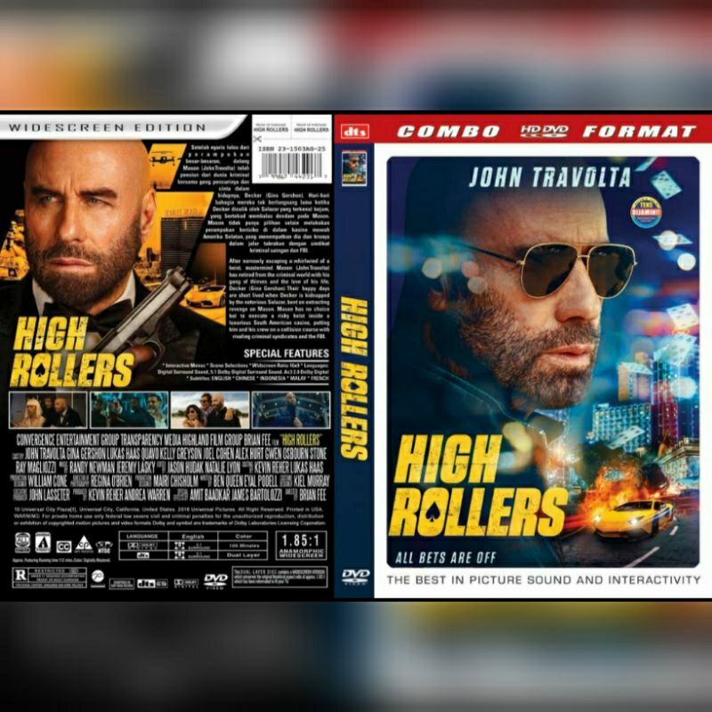 Dvd High Rollers 2025 (John Travolta) | Shopee Malaysia