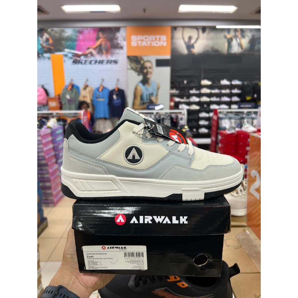 Airwalk Cast Gray/Black Men Shoes Original | Shopee Malaysia