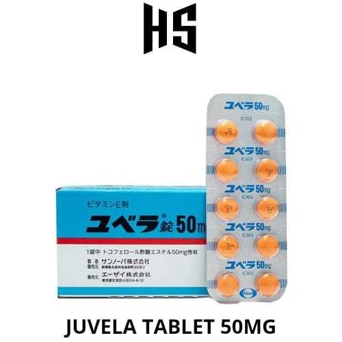 Juvela Tablets 50mg 200mg 100 Tabs Beauty Clinic Vitamin E Antioxidants ...