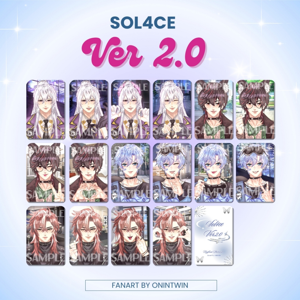 Sol4ce Vtuber INDONESIA new version 2.0 photocard by onintwin / Harris ...