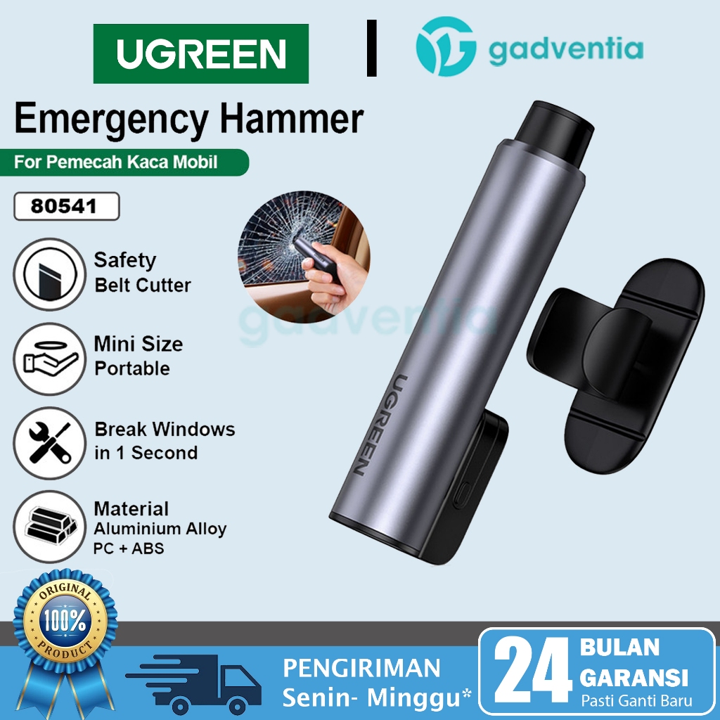 Ugreen Emergency Hammer For Vehicle With Cutter Emergency Breaker Tool ...