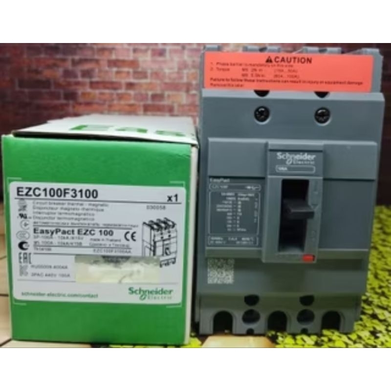 Mccb Electric Schneider Breaker EZC100F 3Phase 100A 80A 75A 60A 50A ...