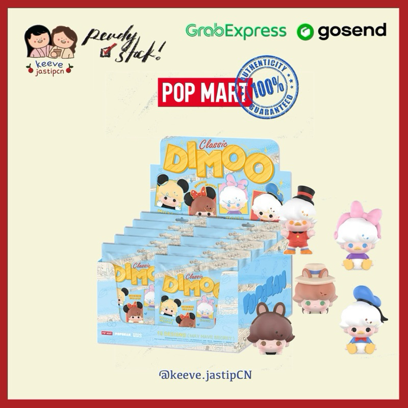 POPMART DIMOO WORLD X DISNEY MICKEY & FRIENDS POP BEAN BLIND BOX ...
