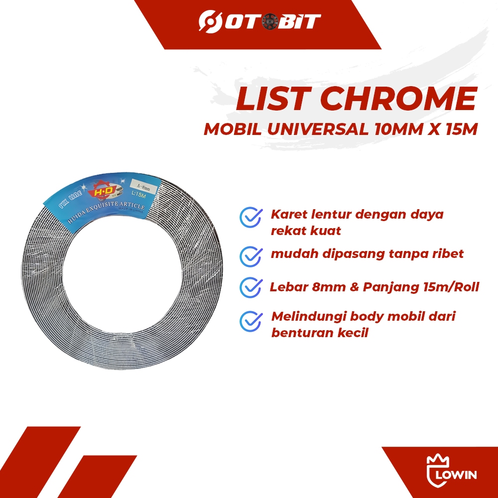 Chrome Trim / Universal Car Chrome List 10MM X 15M | Shopee Malaysia