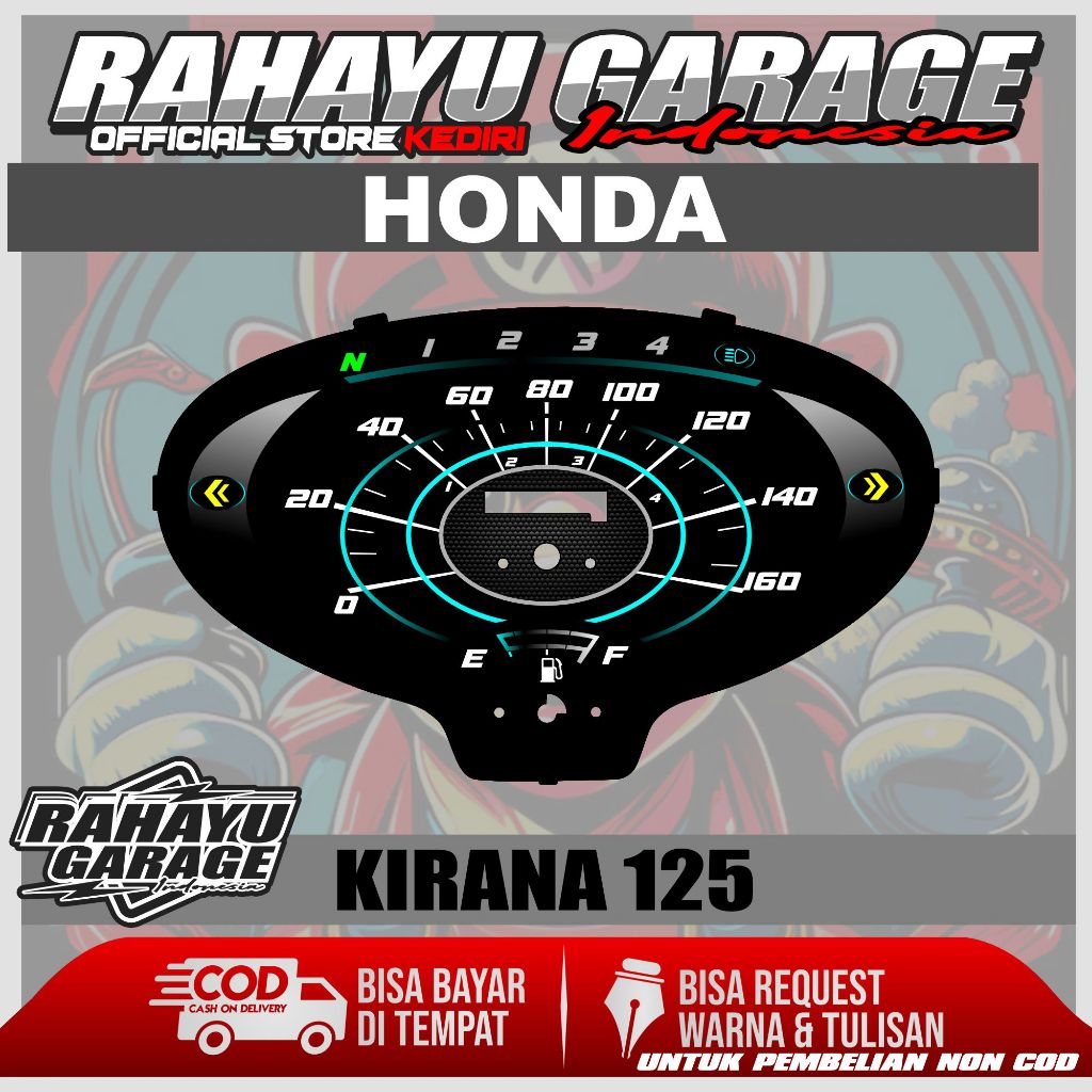 Honda KIRANA 125 CUSTOM SPEEDOMETER board | Shopee Malaysia