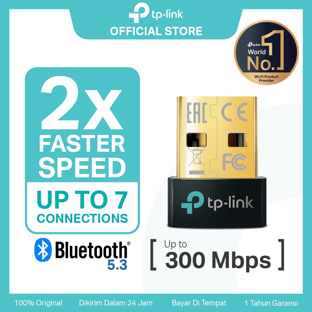 Tp-link UB500 Bluetooth Dongle TP LINK UB500 / UB500 Plus Bluetooth Receiver USB 5.3 Adapter pc ...