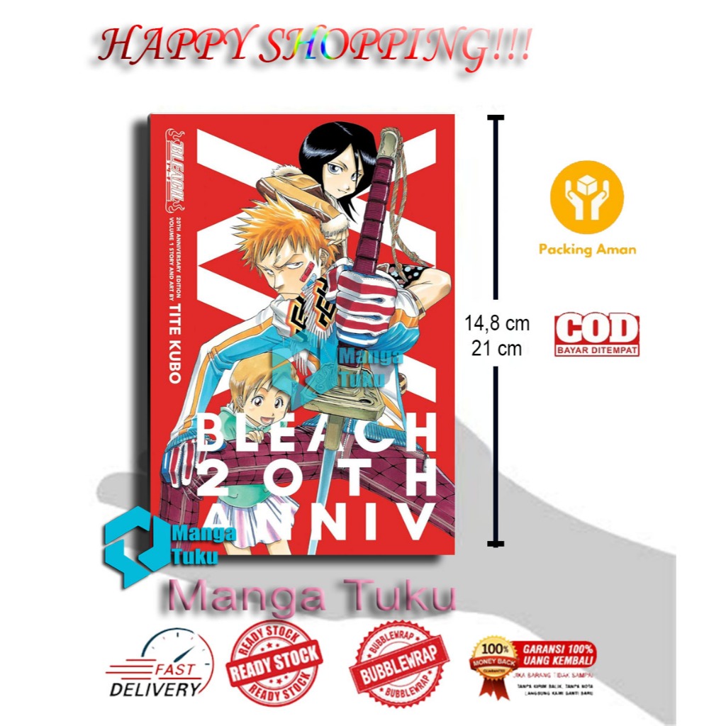 Bleach - 20th Anniversary Special One-Shot (english) | Shopee Malaysia