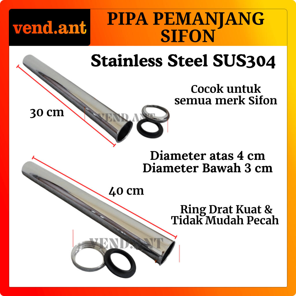 Sus304 Stainless Steel Hand Washing Sink Connection Siphon Extender ...