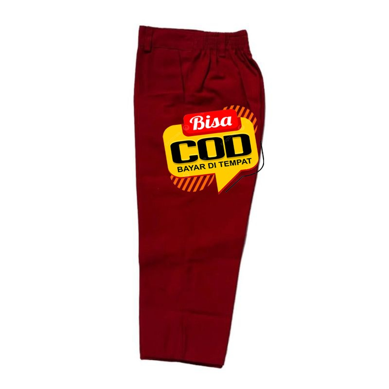 MERAH Plain RED TROUSERS BOTTOM FORMAL CLOTHING NEWEST BOYS' PRIMARY ...