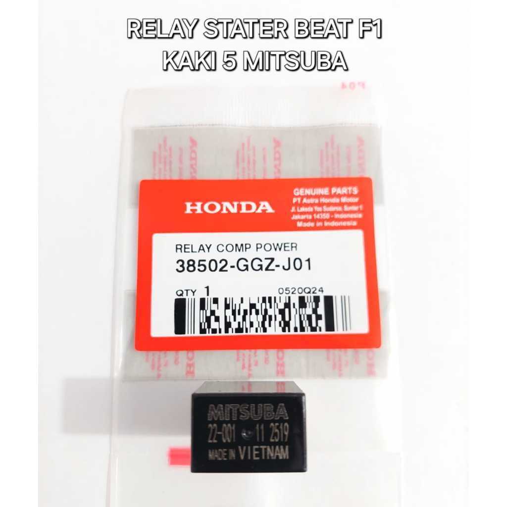 Relay STATER BEAT F1 LEG 5 MITSUBA RELAY COMP POWER 5 PIN HONDA BEAT ...