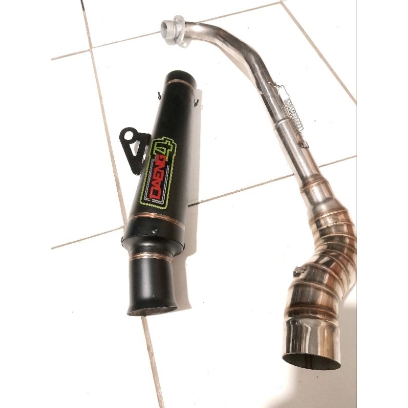 Daeng sai4 Pipe canister conical open specs exhaust Pipe for Wave 125 ...
