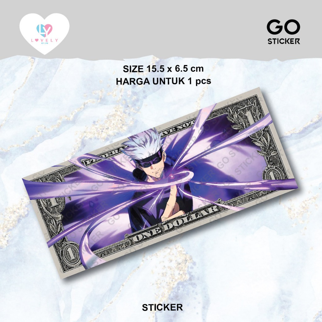 Anime Dollar Jujutsu Kaisen Sticker | GO STICKER | Shopee Malaysia