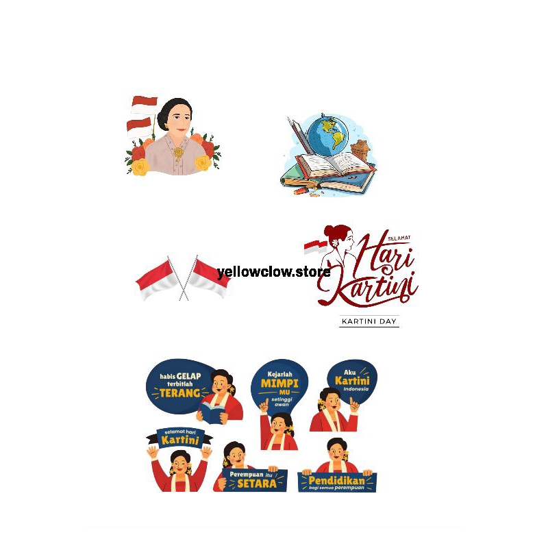 RA Kartini Topper/RA Kartini Cake Topper/RA Kartini Theme Cake Topper ...