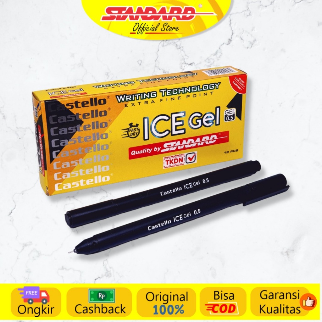 Standard - Castello Ice Gel Pen 0.5 (Stationery / Pen / Ballpoint / Pen ...