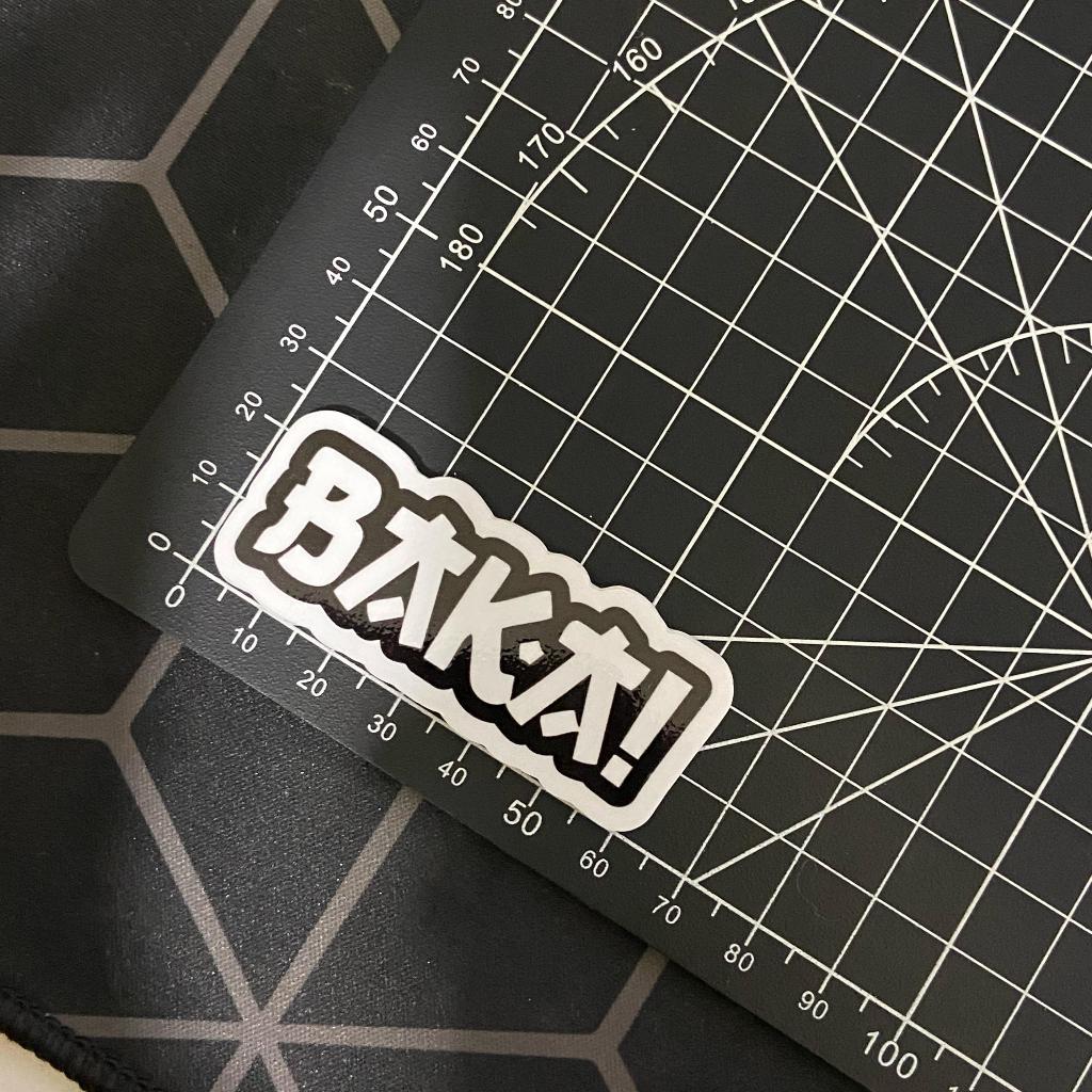 [Unit Sticker] BAKA aesthetic sticker || Hypebeast BAKA brand aesthetic ...