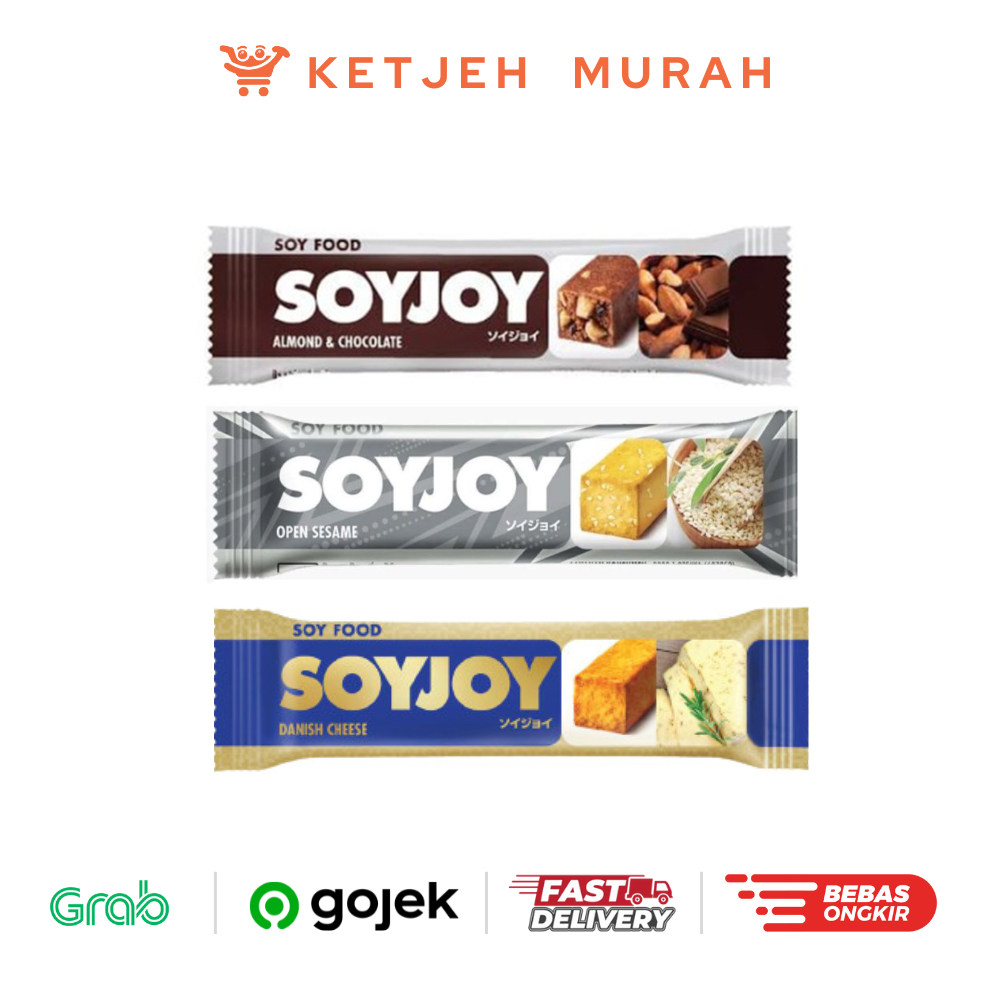 Soy Joy Snack Protein Bar Almond & Chocolate / Open Sesame / Danish ...