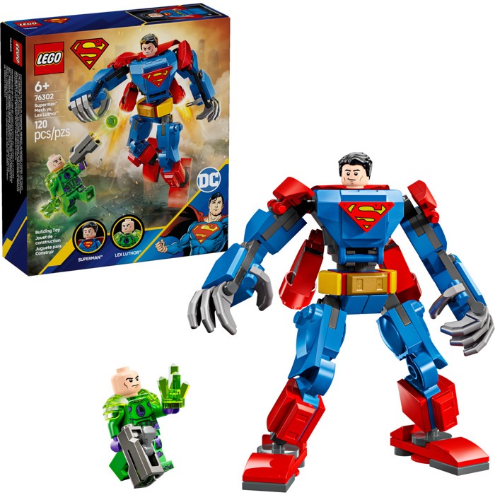 LEGO 76302 Super Heroes Superman Mech vs. Lex Luthor | Shopee Malaysia