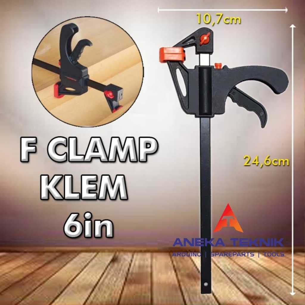 Vise F Clamp 6 INCH / Wood Clamp / Ratchet Bar Release Clamp 6" (6 Inch ...