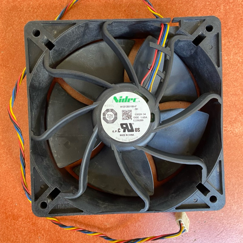 NIDEC Brand High Speed Fan 12 cm x 12 cm 12 Volt / 1,65 A | Shopee Malaysia