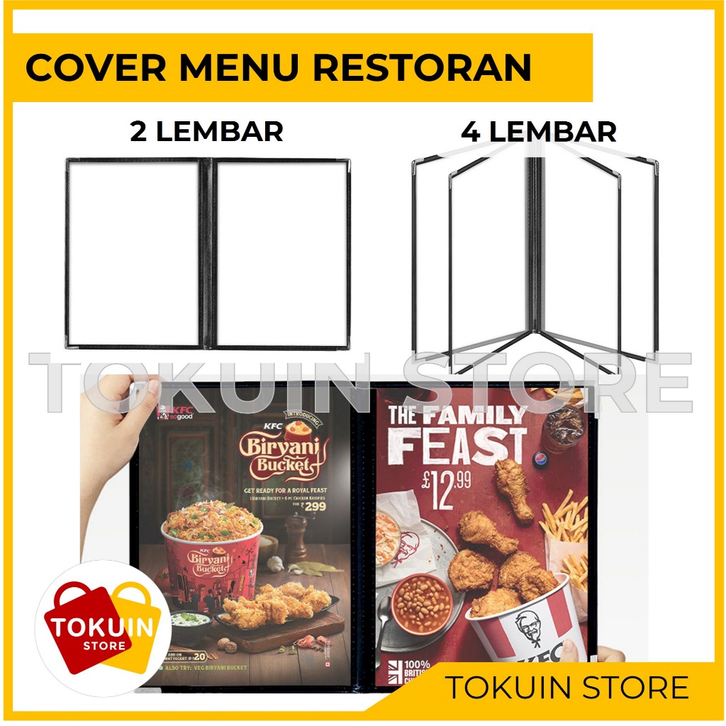 Food Menu Book Cover A4 Restaurant Cafe Menu Paper Protective Cover ...