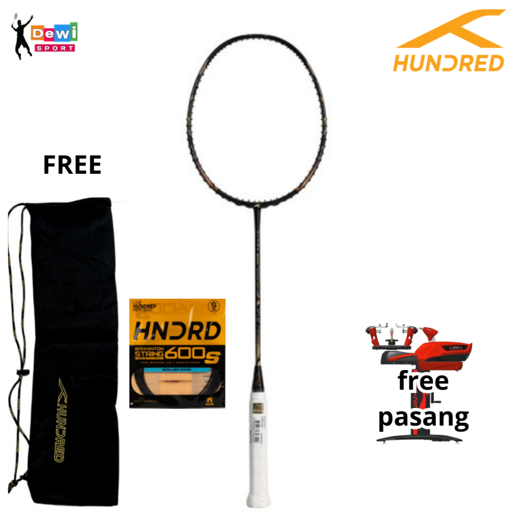 HUNDRED GLORY 2024 Badminton Sports Racket / POWER RAY 900 | Shopee ...