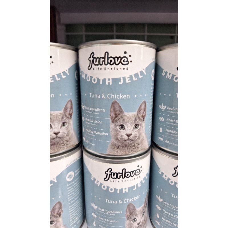 Furlove cans for adult cats with crab, tuna & chicken flavors | Shopee ...