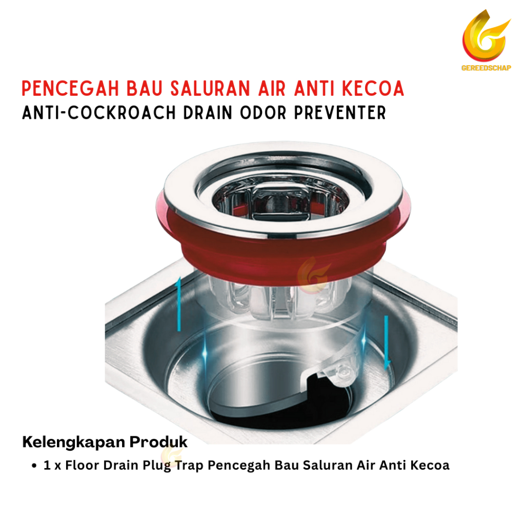 FLOOR DRAIN PLUG TRAP ANTI-COPE Drains | Shopee Malaysia