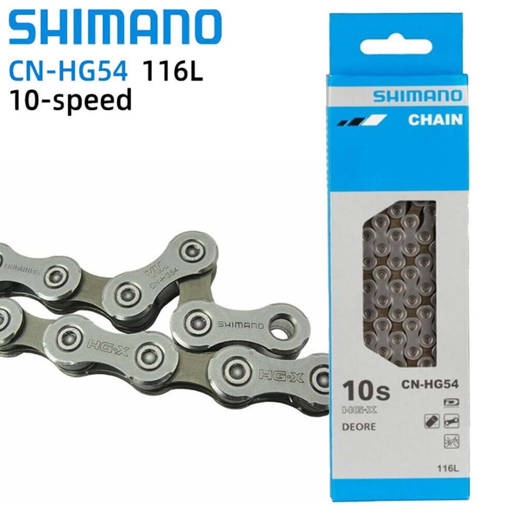 Chain - Shimano Deore CN Chain - HG54 10 Speed 116L Made In Japan ...