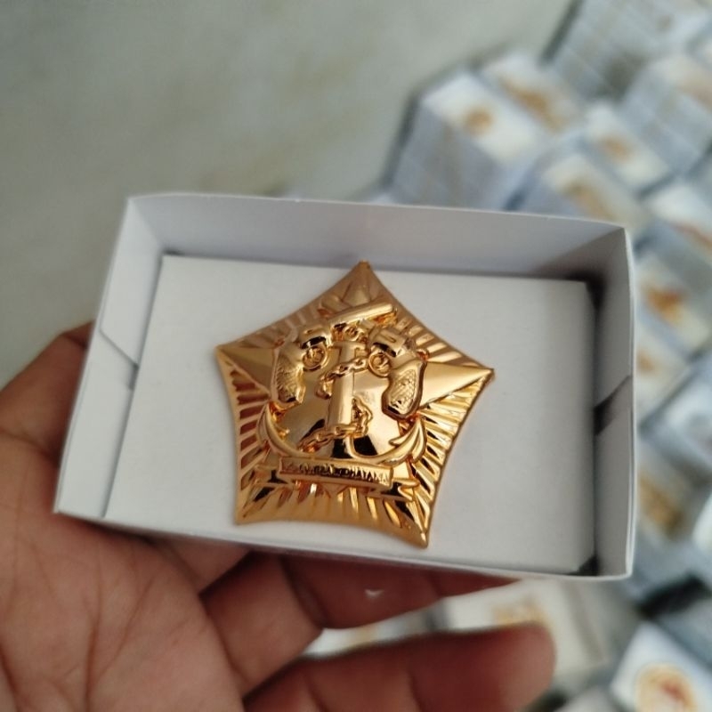 Brevet wing pomal gold ful tni al | Shopee Malaysia