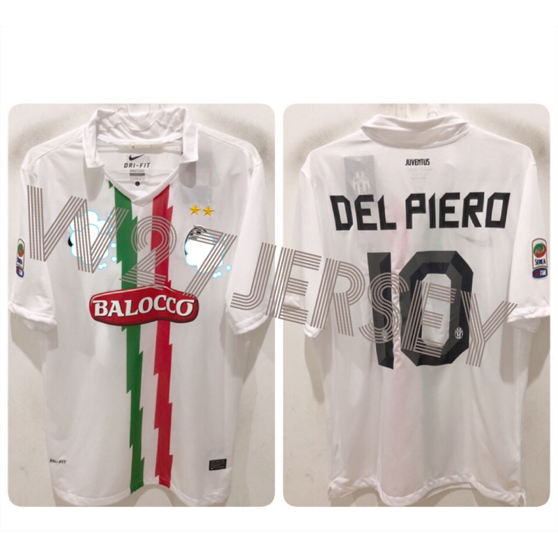 RETRO JERSEY - JUVENTUS AWAY 2010-2011 name player Del Piero + Patch ...