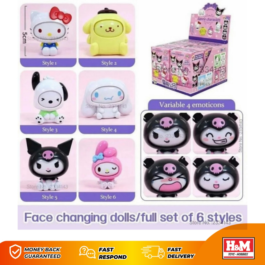 Emco Sanrio Face Off Figure (Special Edition) - You can choose | Shopee ...