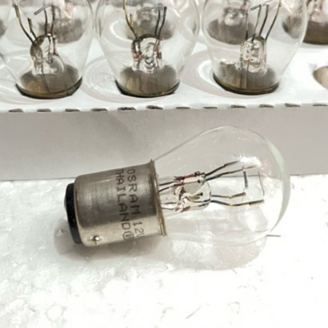 OSRAM MOTORCYCLE AND CAR BRAKE LIGHT STOP LIGHT BULB MADE IN THAILAND ...