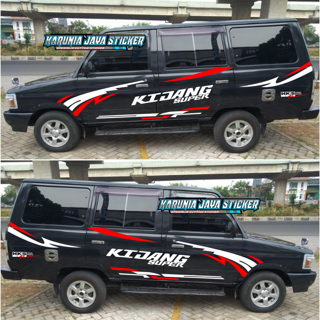 Kijang Super Car Sticker Kijang Super Body Sticker Kijang Super Sticker ...