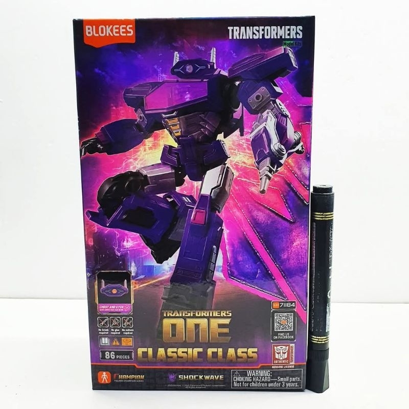 Blokees Blokees Transformers One Classic Class Shockwave model kit toy ...