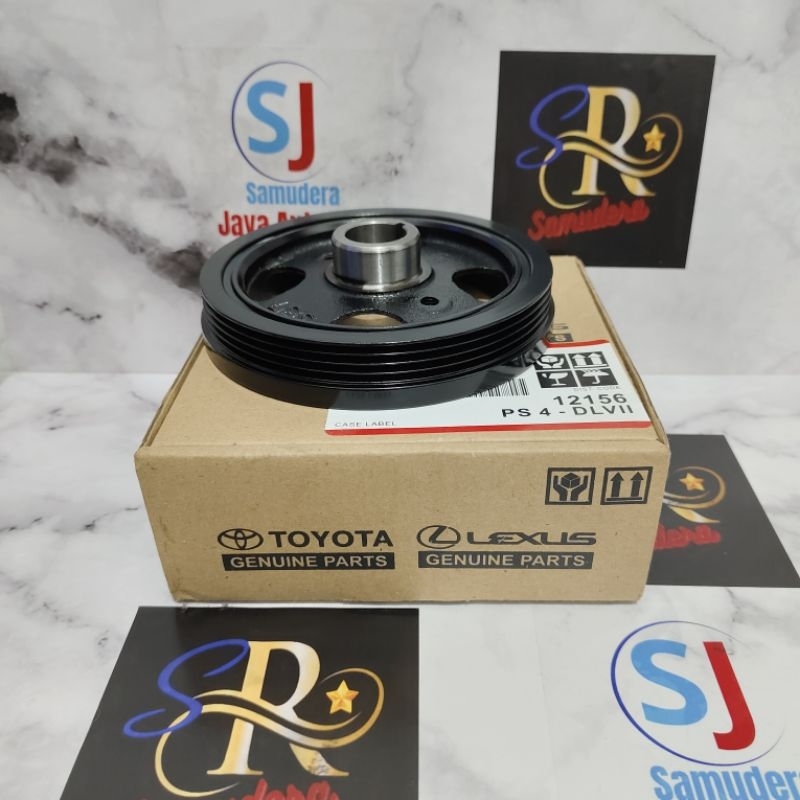 POLI Pulley crankshaft Pulley Poly crankshaft for toyota avanza 1300CC ...