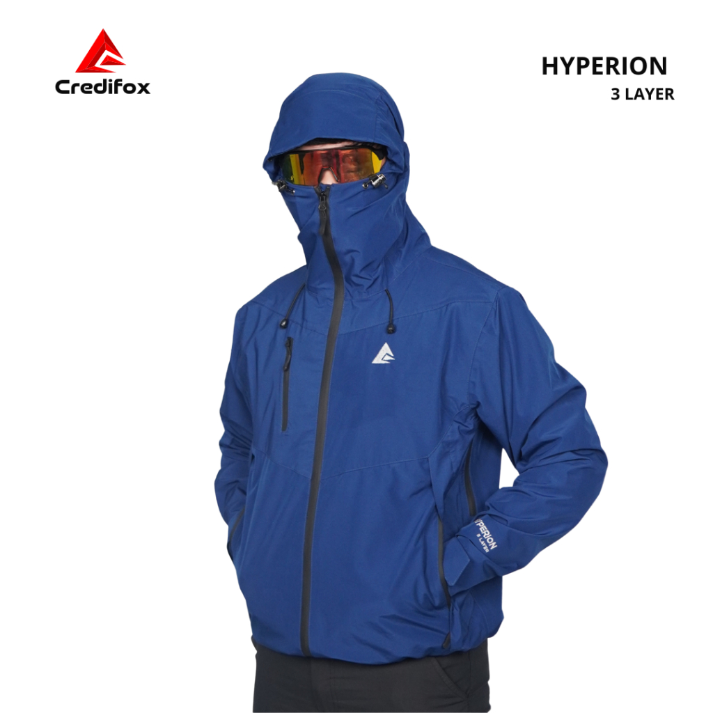 Credifox Adventure Gorpcore Hyperion 3 Layer Full Seamsealed Waterproof ...
