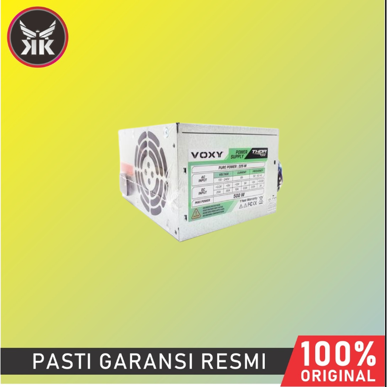 POWER SUPPLY VOXY 500 W / COMPUTER PSU 500Watt / PSU VOXY TTOR 500W ...