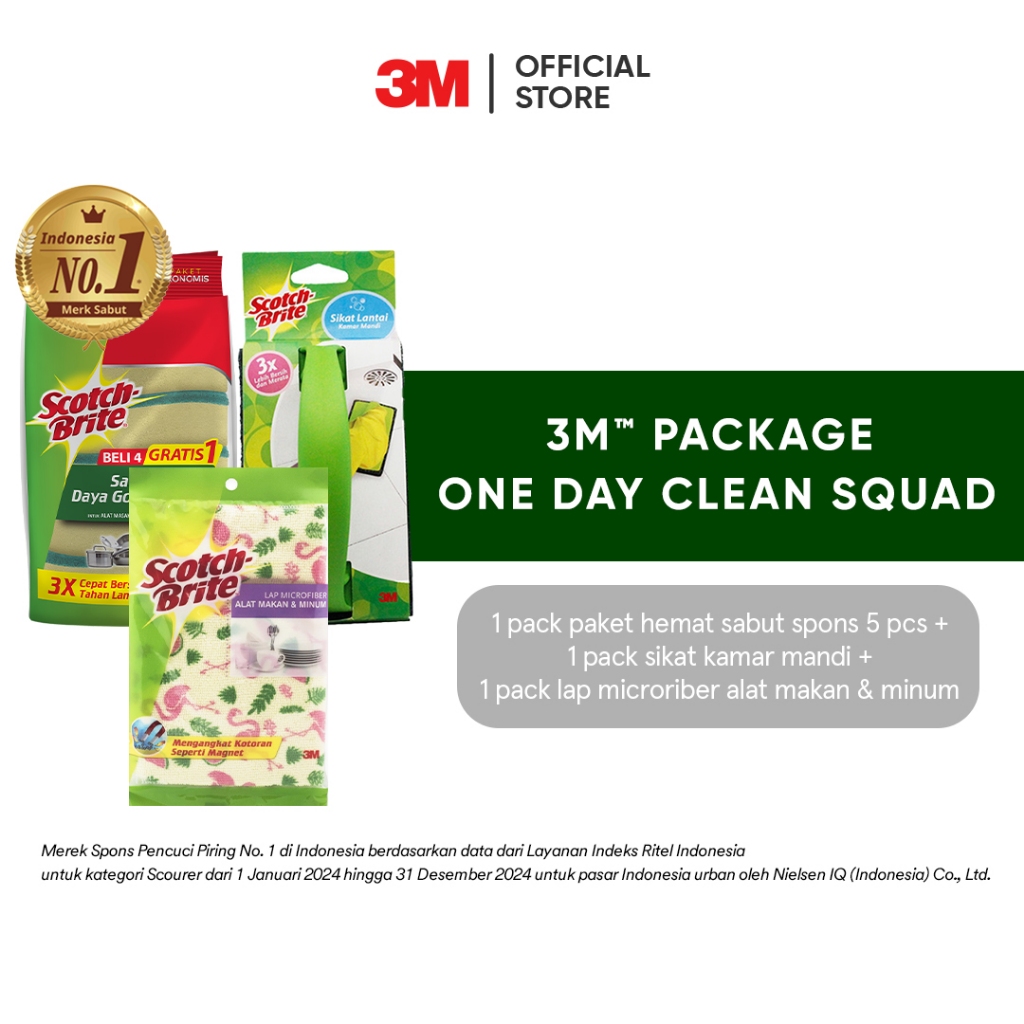 3M Package One Day Clean Squad | Shopee Malaysia