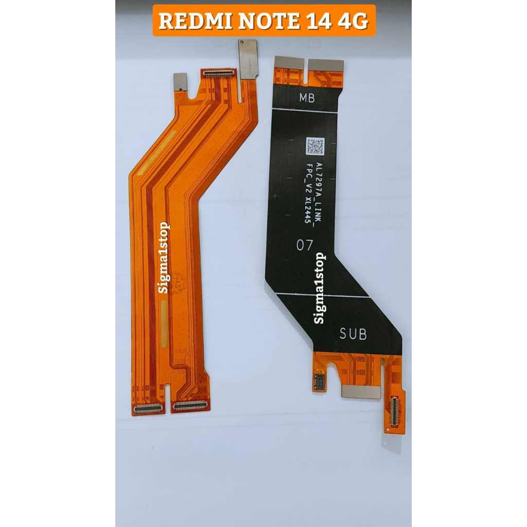 Redmi Note 14 4G Flexible Main Board + LCD Flexi UI Flexible cable ...