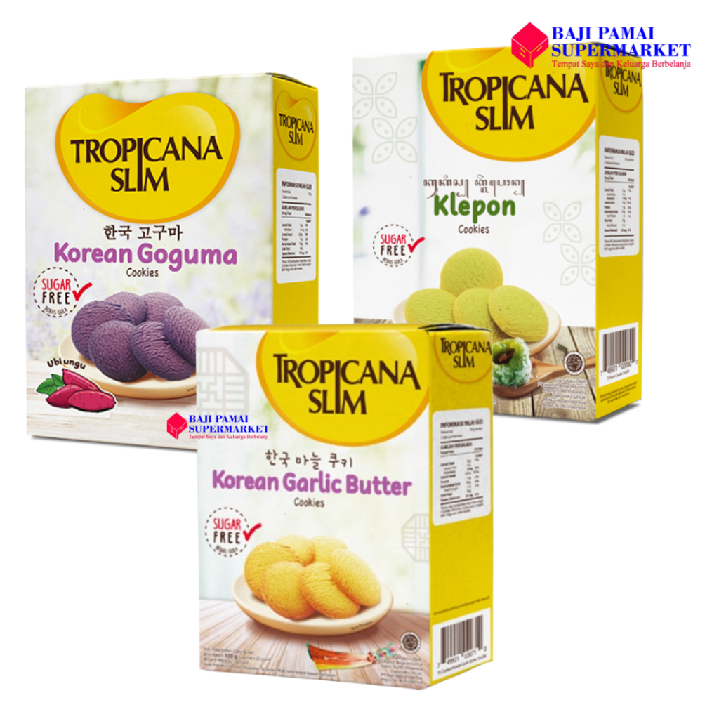 Tropicana Slim Cookies 100gr All Variant - Korean Garlic Butter ...