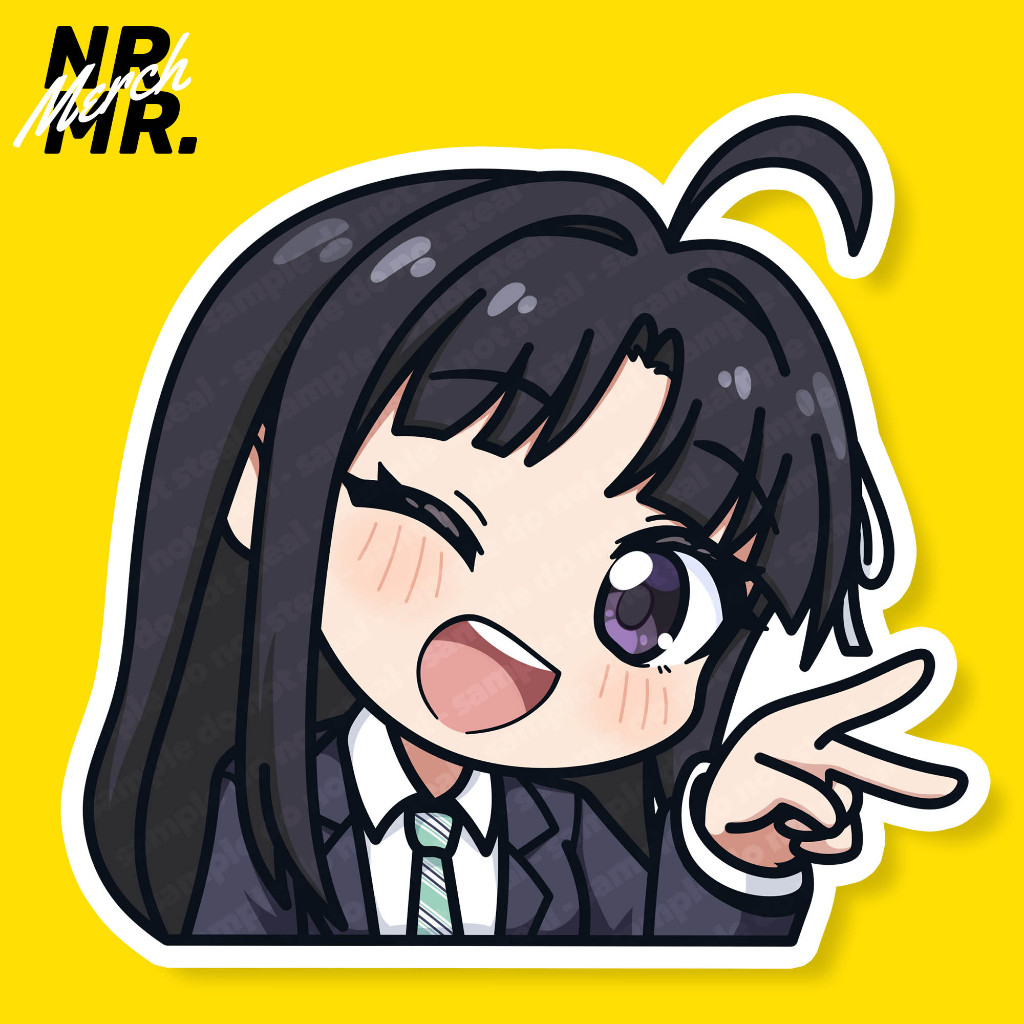 Awa Subaru desu Fanmade Chibi Vinyl Sticker Girls Band Cry Togenashi Togeari | Shopee Malaysia