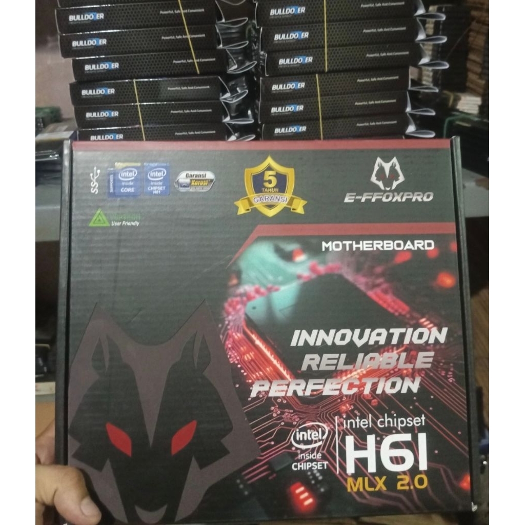 MOTHERBOARD EFFOXPRO H61 SOCKET 1155 | Shopee Malaysia