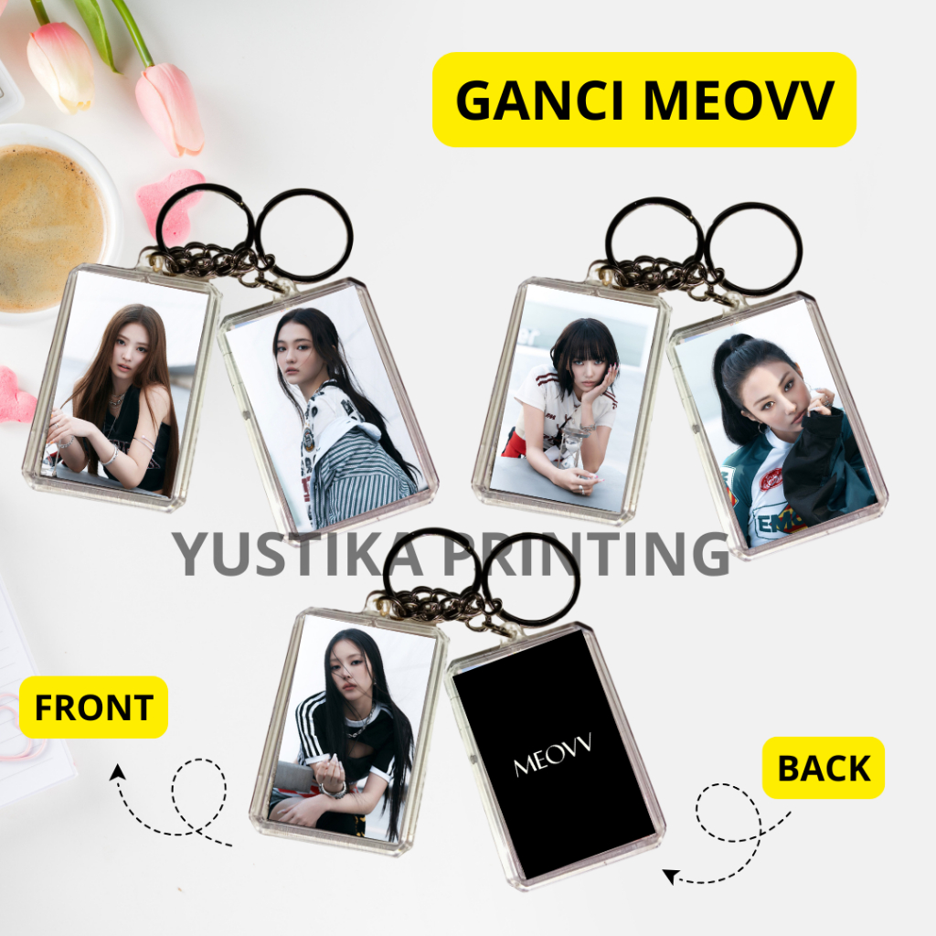 GANTUNGAN (GANCI) MEOVV KPOP Girl Group Keychain - Ella Gawon Narin ...