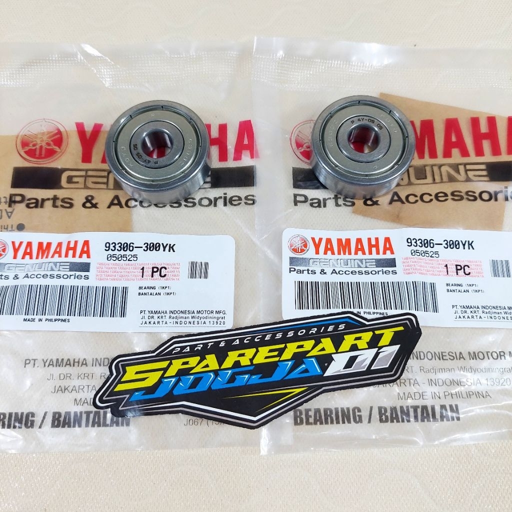 Package of 2 Pcs Laker Front Wheel Bearing 6300 Nmax N Max Aerox 155 ...