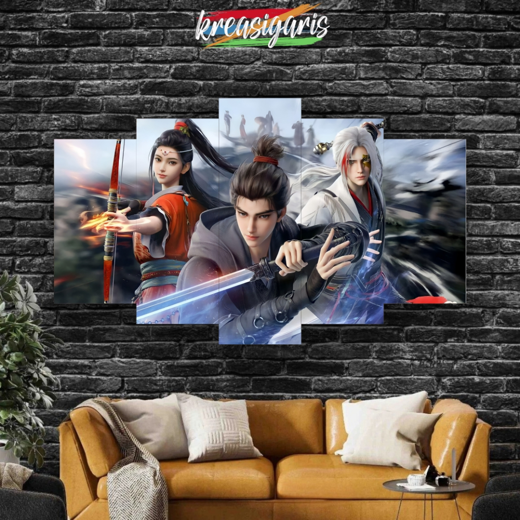 Jumbo Wall Decoration 100x60 CM Donghua Azure Legacy meng chuan Demon ...