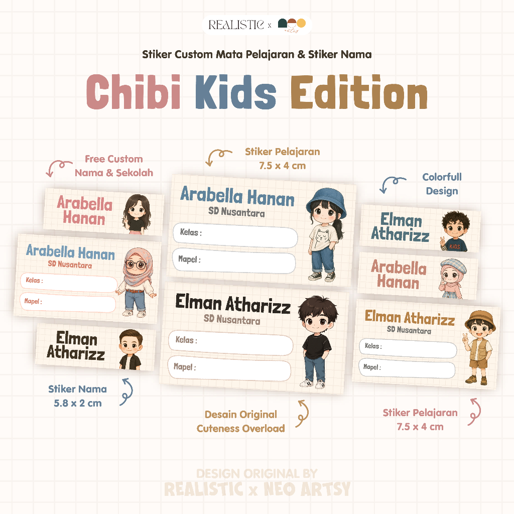 Custom Lesson Name Stickers | School Name Sticker | Book Name Stickers ...