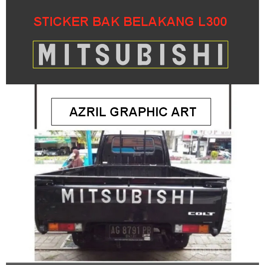 MITSUBISHI BAK L300 CUTTING STICKER | Shopee Malaysia