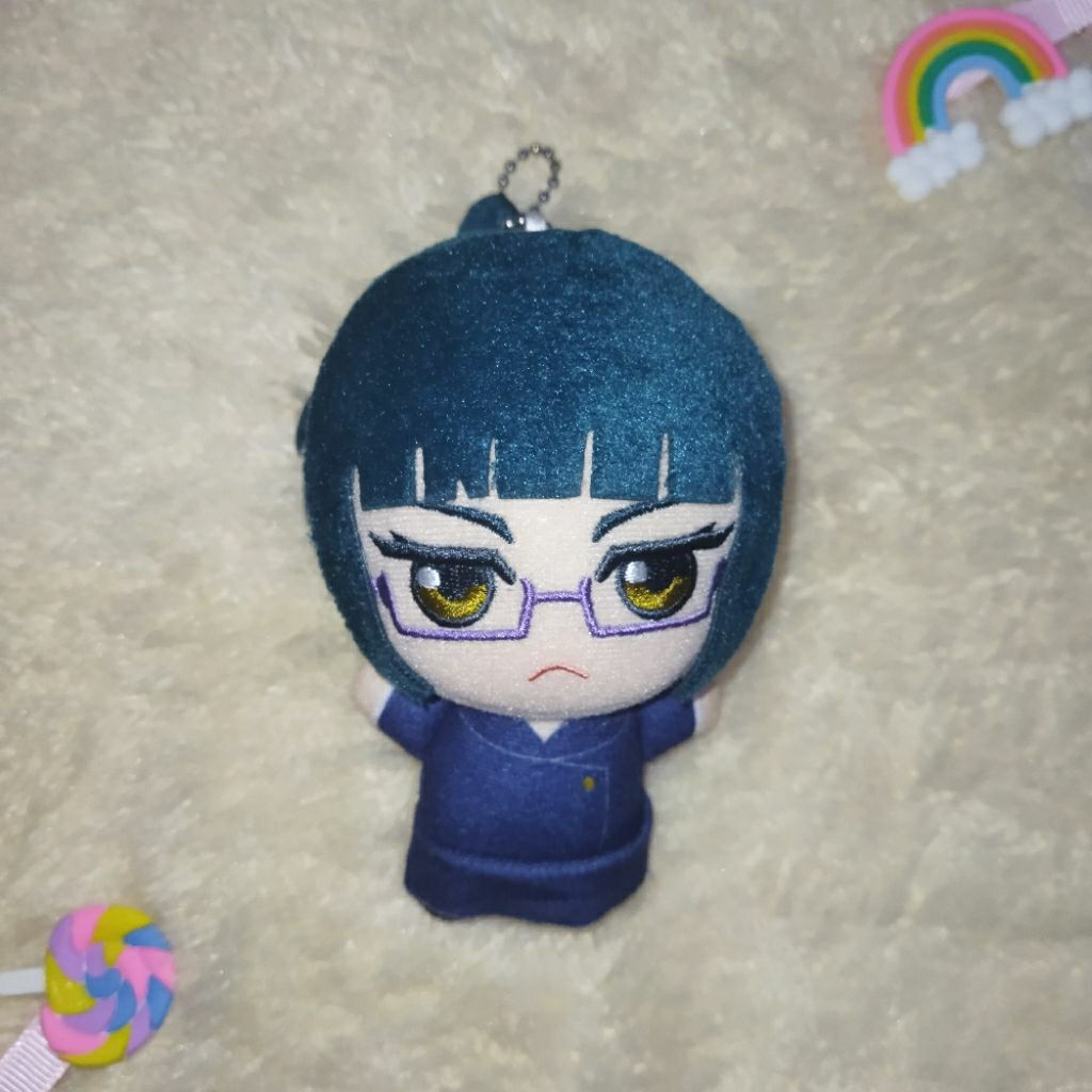 Chibigurumi Maki Zenin Jujutsu Kaisen JJK Plush Keychain Doll | Shopee ...