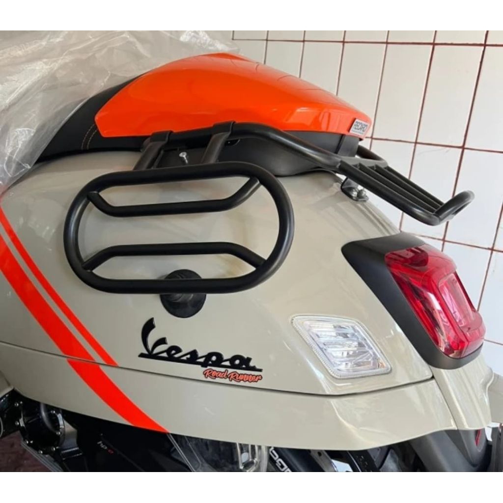 Vespa Lx s gts sprint primavera side Rack. Vespa motorcycle accessories ...