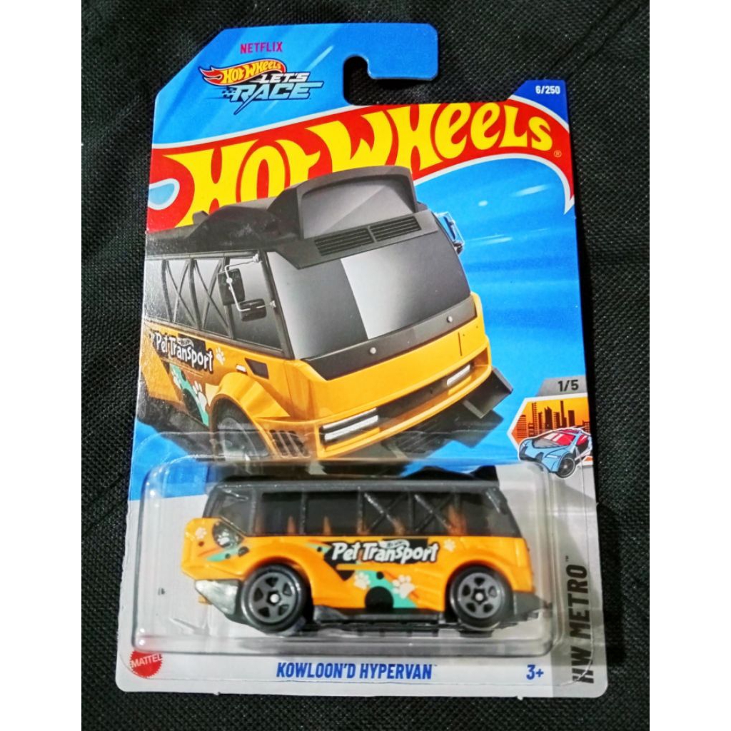HOT WHEELS LET'S RACE NETFLIX KOWLOON'D HYPERVAN YELLOW | Shopee Malaysia